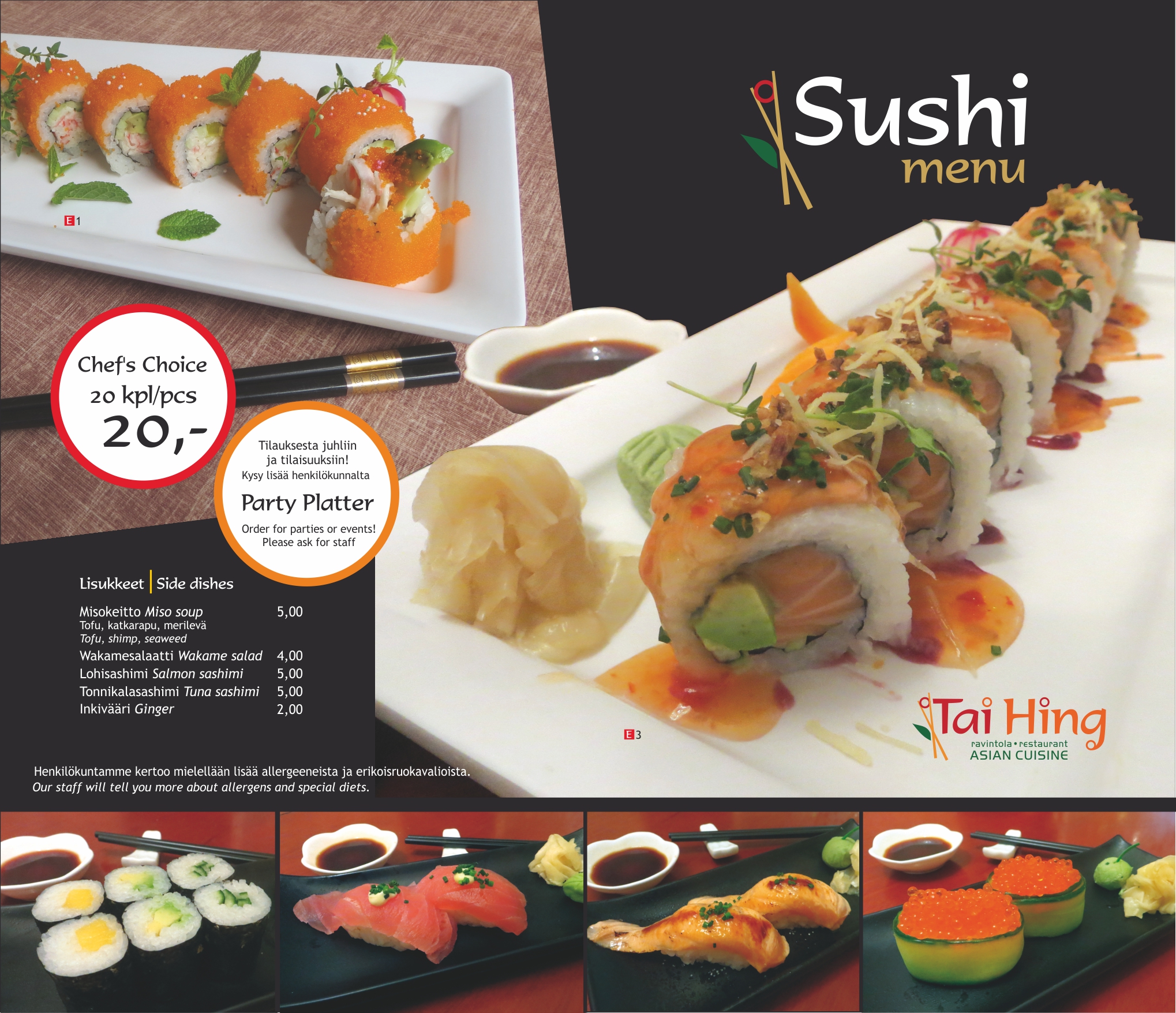Sushi | Ravintola Tai Hing